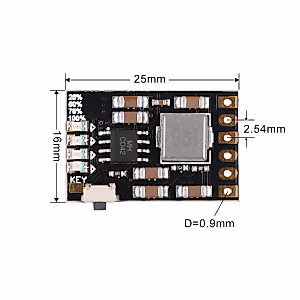 Discharge Integrated Charging Protection Module :6pcs 2A 5V Module 3.7V 4.2V for 186 50 Lithium Battery Charging Boost Mobile Power Protection PCB Board