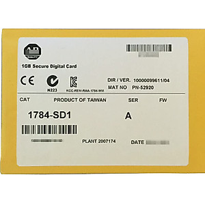 1784-SD1 Secure Digital Card 1784SD1 Sealed in Box 1 Year Warranty Fast Shipment Sealed in Box 1 Year Warranty Fast Shipment
