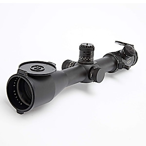 Hi-Lux Optics UD530X56 Uni-Dial 5-30 x 56 34mm Tube Rifle Scope with Green Illuminated MIL Ranging Reticle, Black