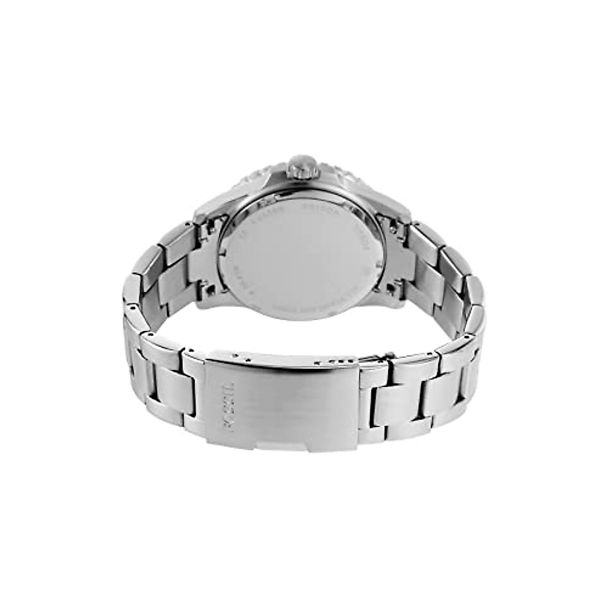 Fossil Men's FB-01 Quartz Stainless Steel Three-Hand Watch, Color: Silver/Black (Model: FS5668)