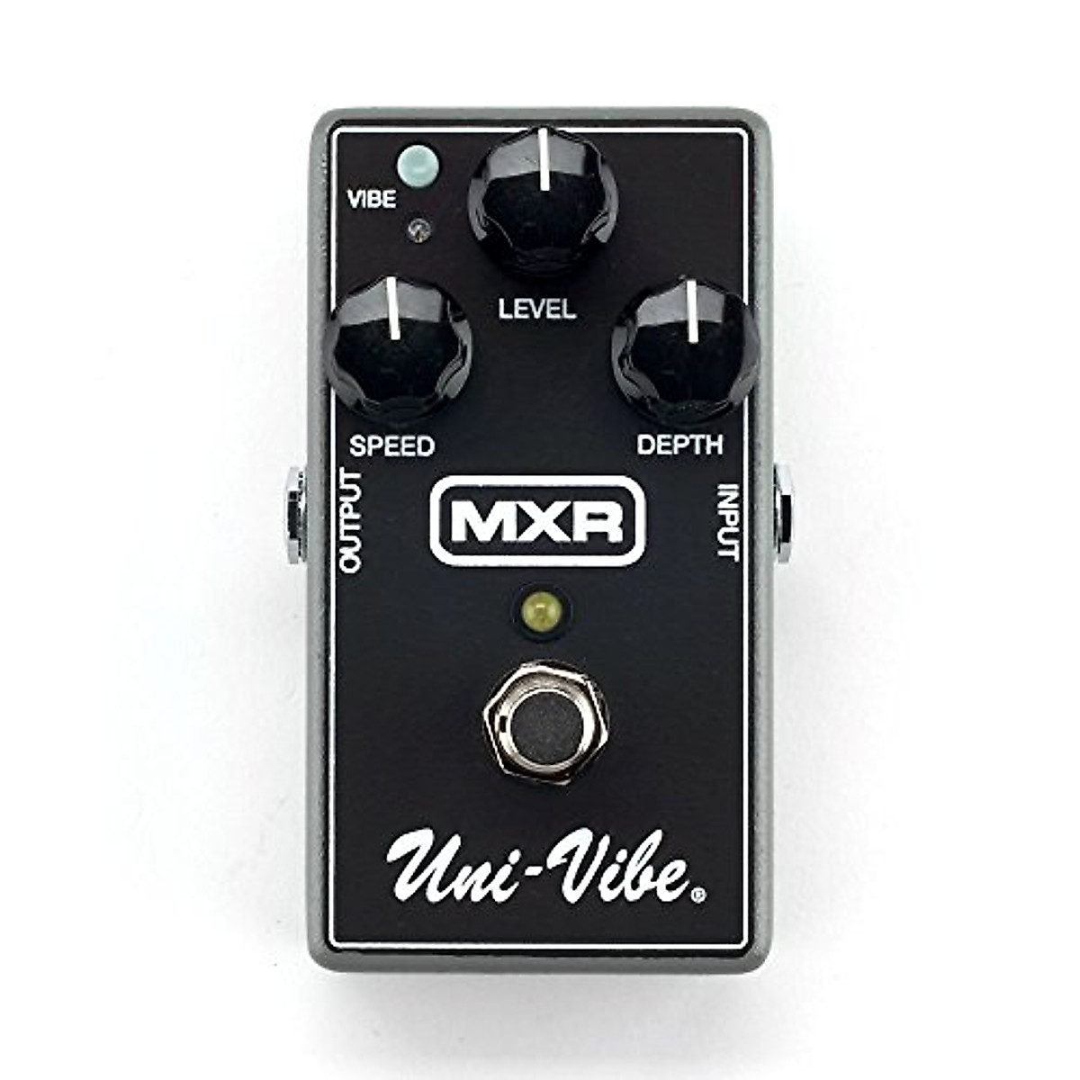MXR M68 Uni-Vibe Chorus Vibrato Effects Pedal BUNDLE with AC/DC Adapter Power Supply for 9 Volt DC 1000mA, 2 Metal-Ended Guitar Patch Cables AND 6 Dunlop Guitar Picks