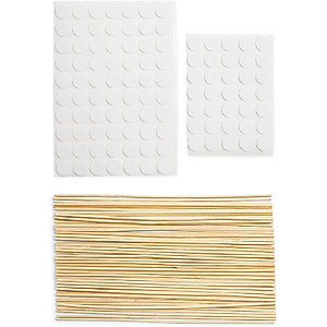 Sparkle and Bash Wedding Photo Booth Prop Kit for Bridal Shower, Bachelorette Party (70 Pieces)