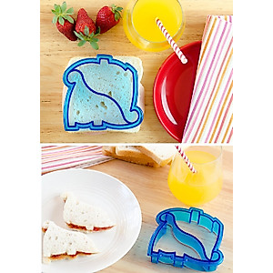 Fashionclubs Kids Sandwich And Bread Press Cutter Maker Mould (dinosaur)
