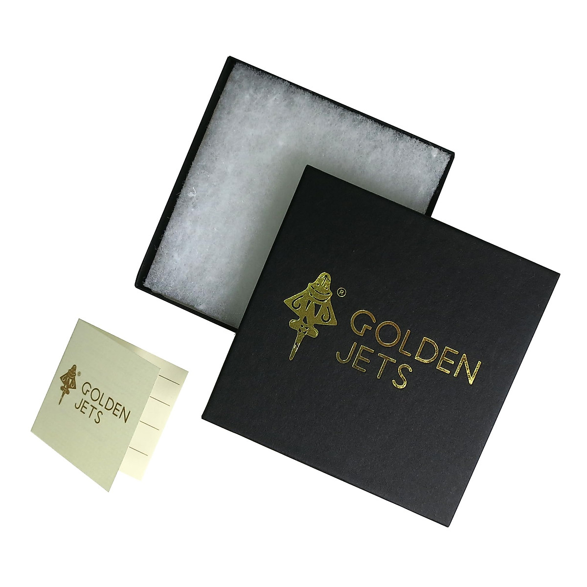 Across The Puddle, Ancient Aliens Jewelry Collection, 24k Gold Plated Pre-Columbian Quimbaya Golden Jet-9 / Ancient Aircraft-9 / Golden Flyer-9 Lapel Pin with Military Clutch