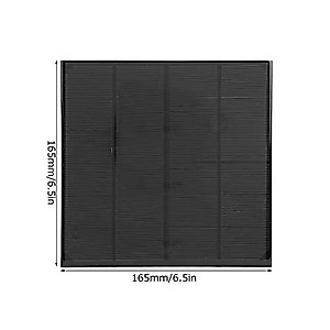 Solar Cell Panel, Polysilicon DC 6V 4.5W Solar Battery Panel Module for Landscape Light for Phone Charger for Solar Toy