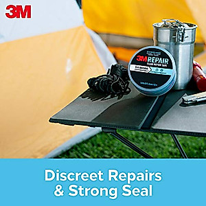 3M Clear Repair Tape, Clear Tape Allows Discreet Repairs, Indoor and Outdoor 3M Tape, 1.88 Inches x 20 Yards, 1 Roll