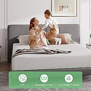 Novilla Full Mattress, 10 Inch Memory Foam Mattress Full, Medium Firm Mattress for Back Pain Relief and Support, Gel Infused