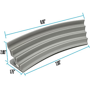 BRADYS HOUSE - Extendable Plastic Playing Card Holder Set of 4 (Grey), Card Holders for Card Games