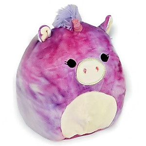 SQUISHMALLOW KellyToys - 8 Inch (20cm) - Lola The Tie Dye Unicorn - Super Soft Plush Toy Animal Pillow Pal Buddy Stuffed Animal Birthday Gift