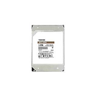 Toshiba N300 12TB NAS 3.5-Inch Internal Hard Drive - CMR SATA 6 Gb/s 7200 RPM 256 MB Cache - HDWG21CXZSTA