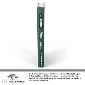Juniper Books The Hobbit | Special Edition Hardcover Book with Custom Designed Dust Jacket | Author J.R.R. Tolkien