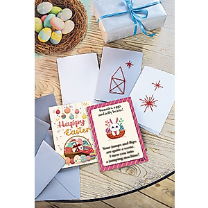 Outdoor Easter Scavenger Hunt Cards with Envelopes, Easter Egg Hunt, Outdoor Scavenger Hunt Games, Easter Bunny, Easter Party Activities, Indoor Easter Party Games-fhjxbk002