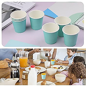 50 Pack 3oz Paper Cups, Bathroom Cups Disposable,Moushwash Cups Small Snack Cups for Water, Juice,Candy Ideal for Party Bathroom and Office