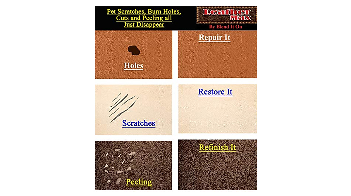 Revive Leather with Leather Max Refinish Kit - 3 Shades