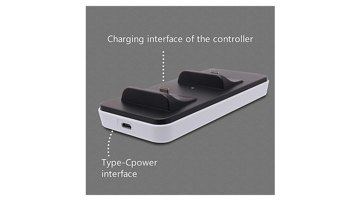 ECHZOVE PS5 Pro Controller Charger, PS5 Dual Sense Controller Charging ...