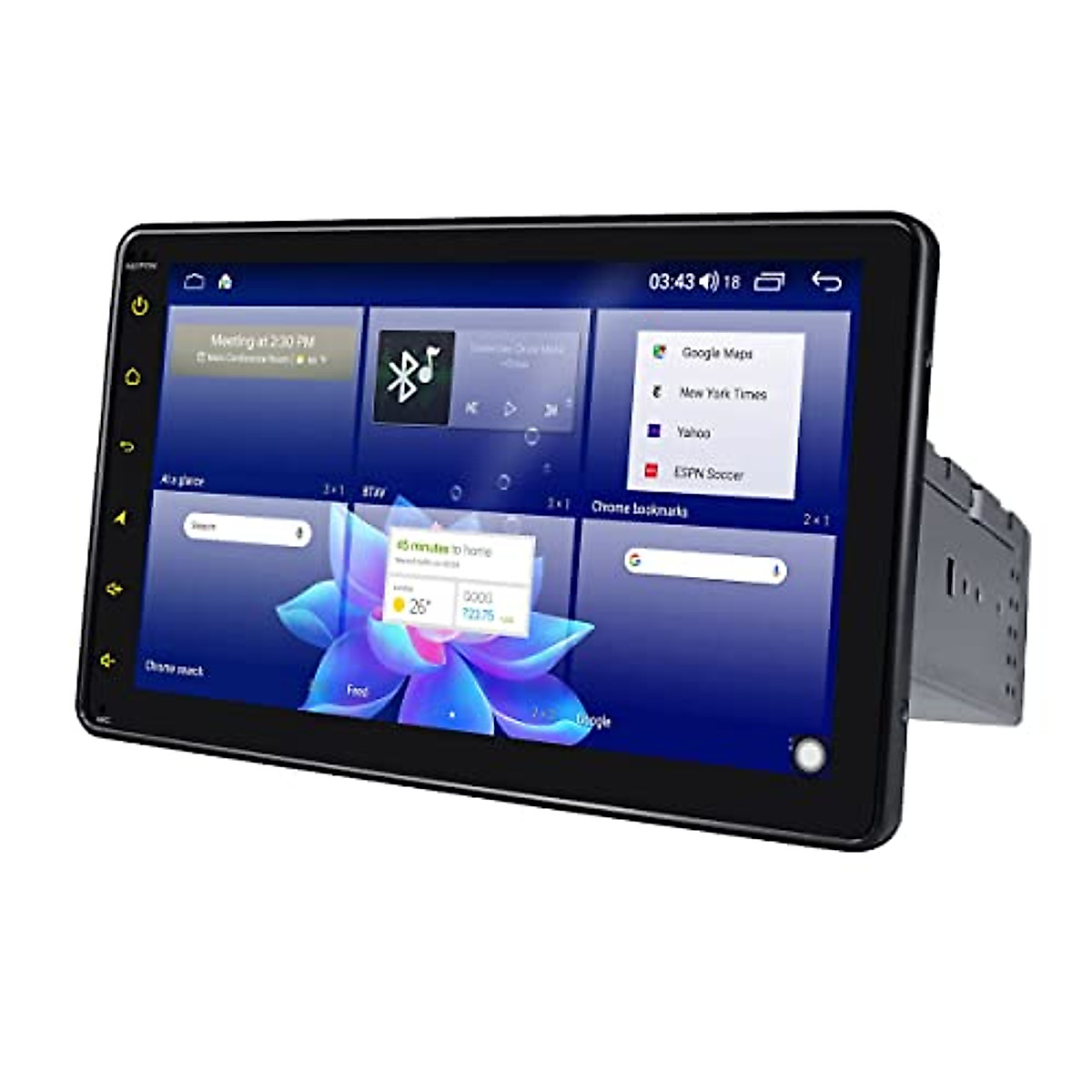 JOYING 9 Inch Single Din Touch Screen Car in-Dash Navigation GPS Units Android 10 IPS Screen 1280x720 Car Stereo Multimedia Player 4GB+64GB Support 4G SIM Card/5Ghz WiFi/FM Radio/DVR/Bluetooth 5.1