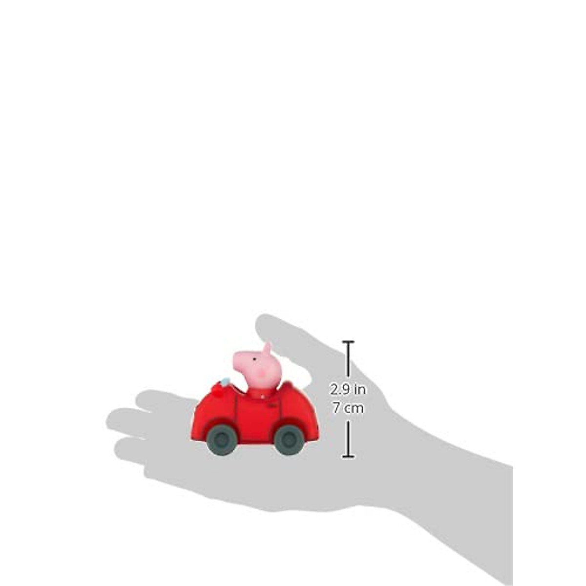 Peppa Pig Peppa’s Adventures Little Buggy Vehicle Preschool Toy for Ages 3 and Up in The Pig Family Red Car