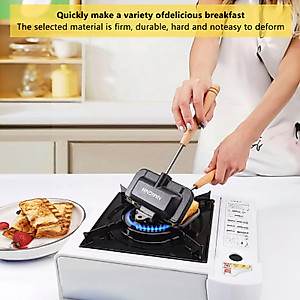 Hot Sandwich Maker, Double-Sided Sandwich Baking Pan With 7in Bread Clip,Double Sided Frying Pan for Breakfast,Hot Dog Toaster,Campfire Sandwich Maker(1Pcs)