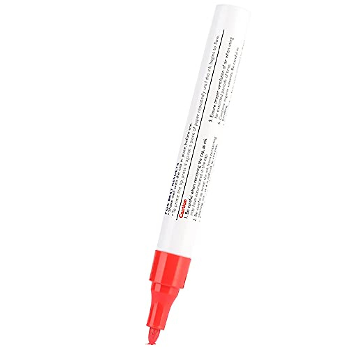 Tire Paint Pen, Fastdrying Mark Pen Waterproof Car Tire Paint Pen Car Tire Paint Pen Not Easy To Fade Good Water Resistance Good Sealing for SUV(Red)
