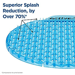 ActiveAire Low-Splash Deodorizer Urinal Screen by GP PRO (Georgia-Pacific), Coastal Breeze, 48260, 12 Screens Per Case