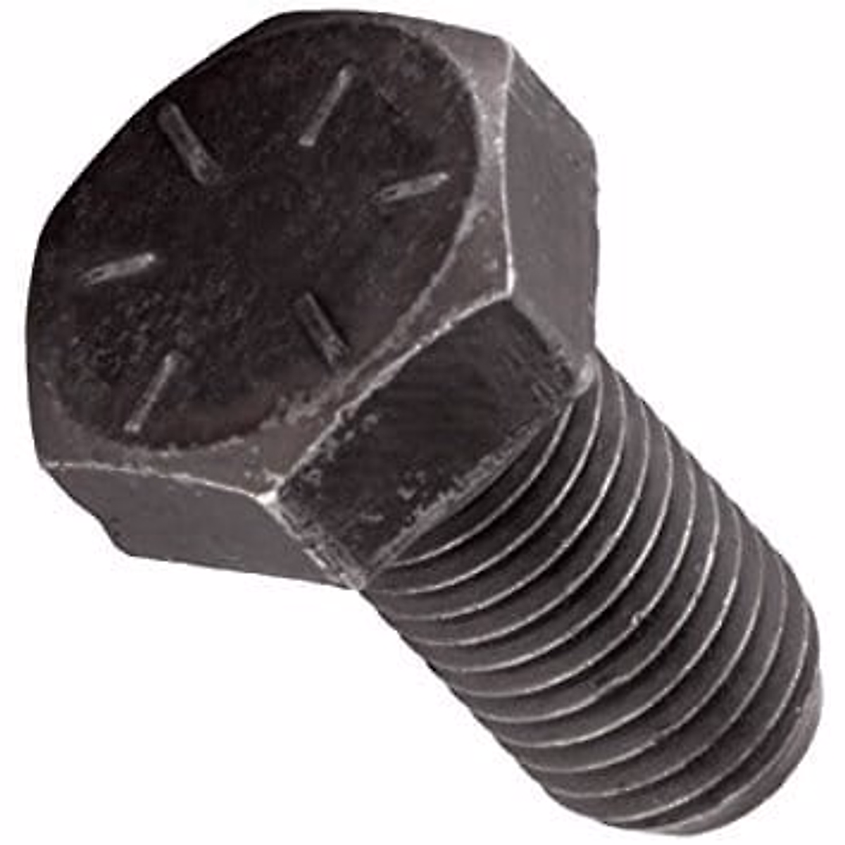 1-8 x 3 Hex Head Cap Screws, Alloy Steel Grade 8, Plain Finish (Quantity: 40 pcs) - Coarse Thread UNC, Fully Threaded, Length: 3 Inch, Thread Size: 1 Inch