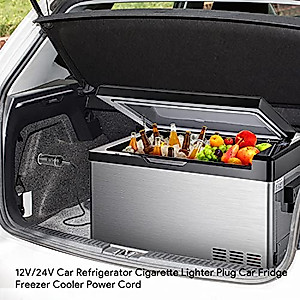HKY Car Fridge Cigarette Lighter Plug compatible with Alpicool Dometic ARB ICECO Setpower Rockpals Aspenora Ausranvik AstroAI Kalamera JoyTutus Refrigerator Car Freezer Cooler Power Cord