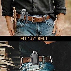 Kydex Multitool Sheath for Leatherman Wave & Plus, Fits Wave Plus, Multi-Tool Not Included (Black)