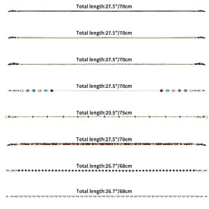 Damanse Eyeglass Chain,8 Pcs Eye Glasses Strap Holders around Neck For Women Stylish,Beaded Glasses Chain Sunglasses Mask Necklace Lanyard