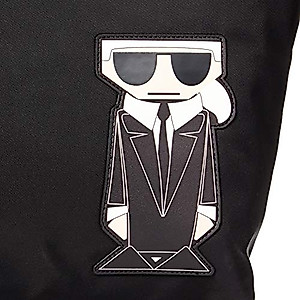 Karl Lagerfeld Paris womens Amour Tote, Black Multi, One Size US