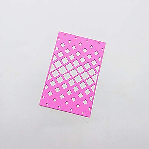 Metal Hollow Rhombus Frame Cutting Dies,Rhombus Background Frame Die Cuts Embossing Stencils Template Mould for Card Scrapbooking and DIY Craft Album Paper Card Decor