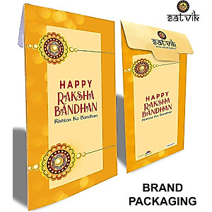 CRAFTSMAN Rakhi for brother Bhaiya Bhabhi Gift Set of 5 Pcs Rakhi for family Raksha Bandhan Festival Rakhi for Bhaiya and Bhabhi, Indian designer latest Rakhi for bhai Thread Bracelets (Design 2)