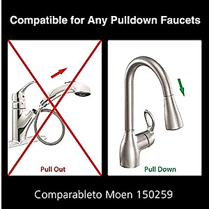 150259 Pull Down Hose Kit For MoenFaucet-Moen Kitchen Faucet Replacement Part 187108-Reflex MoenPull Down Hose, 68inch Quick Connect Hose-Upgraded
