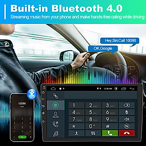 AWESAFE Car Stereo Android 11 for Toyota Tundra 2007-2013 Sequoia 2008-2018, Touch Screen Car Radio Wireless Carplay GPS Navigation WiFi Bluetooth Mirror Link Steering Wheel Control
