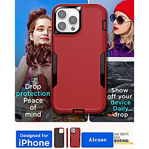 AICase Case for iPhone 12/12 Pro,Support Magnetic Car Mount Heavy Duty 2-Layer Pocket-Friendly Durable Military Grade Protection Shockproof/Drop Proof Protective Cover for iPhone 12/12 Pro_4