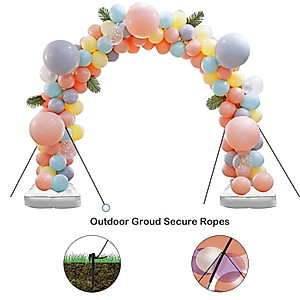 Balloon Arch Kit, 10Ft Width & 9Ft Height Adjustable Balloon Arch Stand For Wedding Baby Shower Birthday Party Full-month Baby Banquet Graduation Housewarming Christmas Decoration Supplies