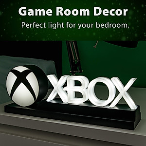 Paladone Xbox Icons Light, Dynamic and Standard Lighting Modes, Licensed Xbox Gaming Desk Accessory & Game Room Decor, Xbox Gift for Men