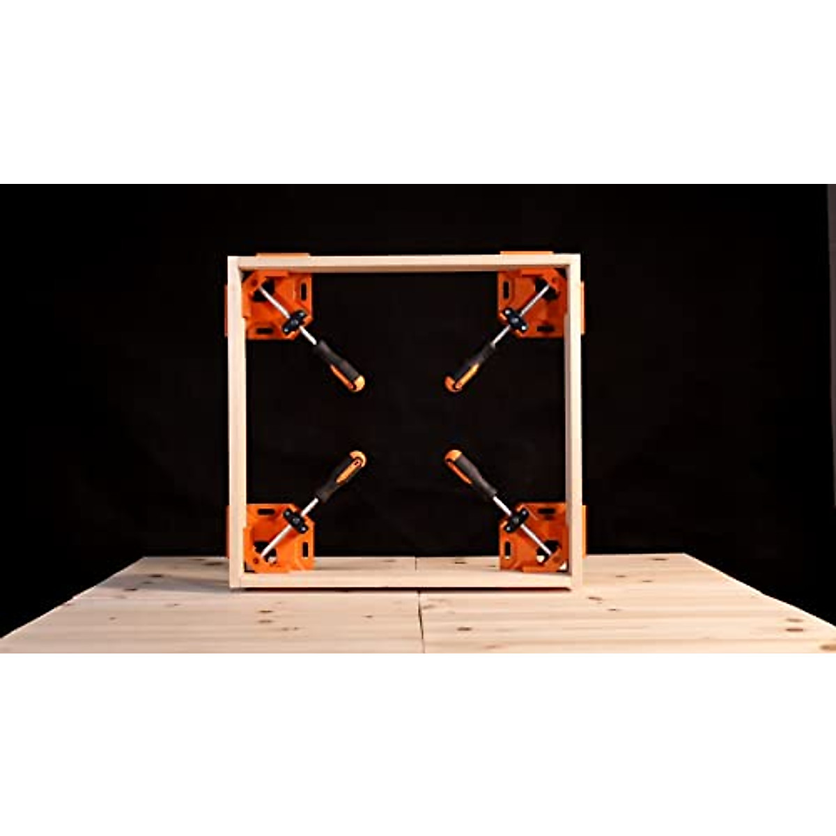 4 Pack Corner Clamp,90 Degree Right Angle Clamps for Woodworking,Wood Tools for Carpenter,Welding,Photo Framing DIY