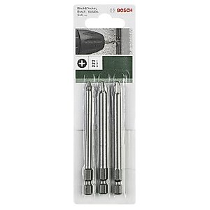 Bosch 2609255966 89mm Screwdriver Bit Set with Standard Quality (3 Pieces)