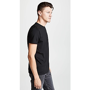 Lacoste mens Short Sleeve Crew Neck Pima Cotton Jersey T-shirt T Shirt, Black, XX-Large US