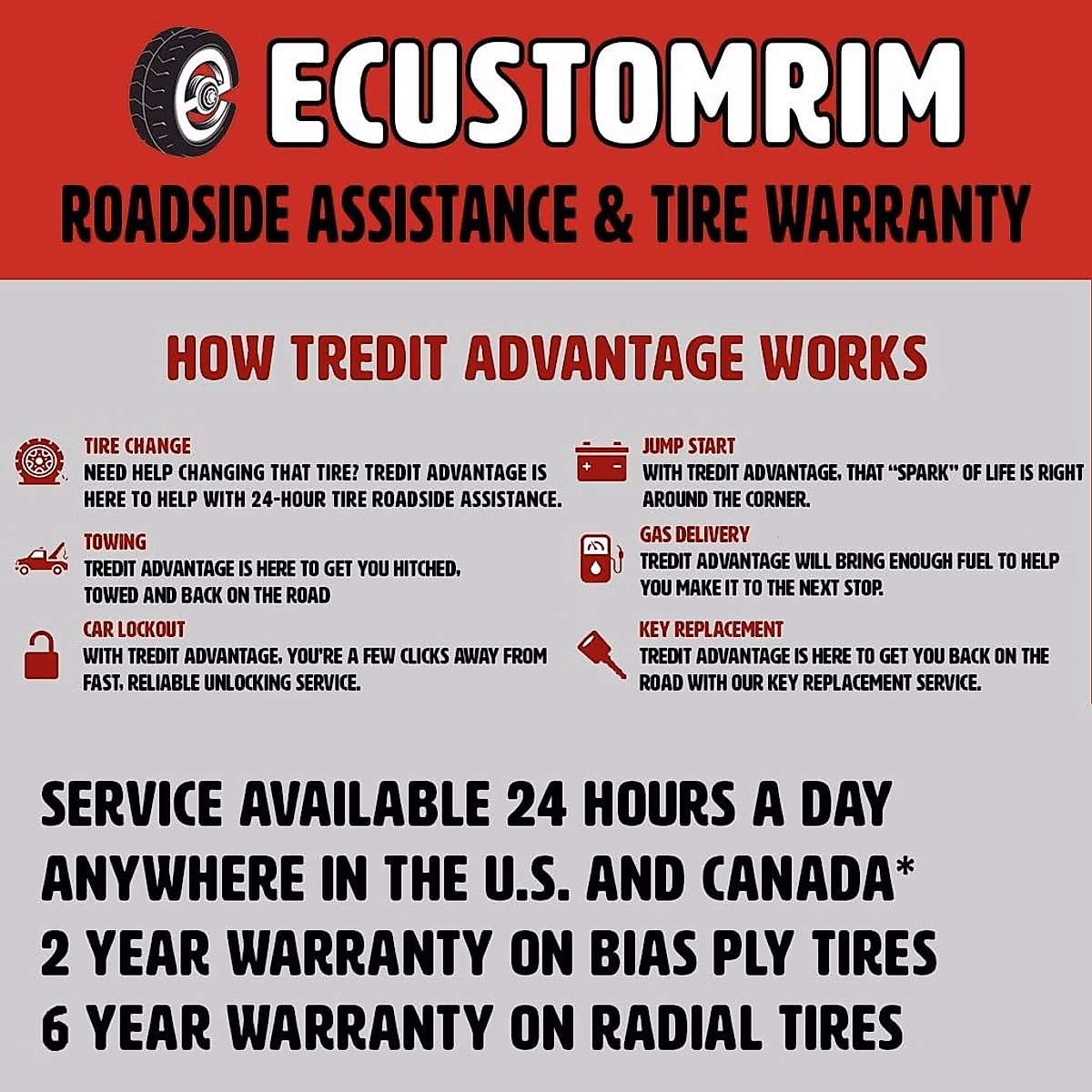 eCustomrim 2-Pack Trailer Tire On Rim 4.80-12 Load C 5 Lug White Spoke Wheel 30660-2 Year Warranty w/Free Roadside