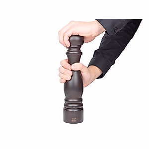 Peugeot Paris u'Select Manual Pepper Mill Adjustable Grinder-Beechwood, Chocolate, 12-Inch