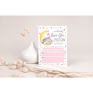 Your Main Event Prints Greeting Card, Baby Shower Invitation, Elephant, 20 Invitations and Envelopes