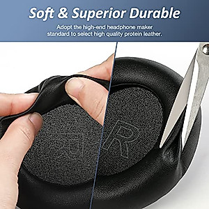 Tamicio Earpads Replacement Cushions Kit Compatible with Anker Soundcore Life Q30 / Q35 Headphones Headset,Softer and Thicker Memory Foam Oval Over-Ear Headphone Ear Cushion (Blue)