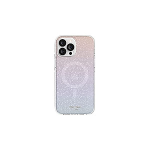 kate spade new york Protective Hardshell Case for MagSafe for iPhone 13 Pro - Ombre Glitter Pink