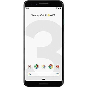 Google Pixel 3 128GB Unlocked - White (Renewed)