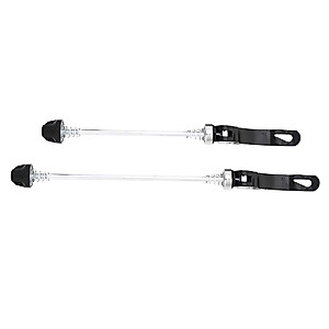 Dilwe 2pcs Bike Skewers, Alloy Quick Release Skewer Set Bike Replacement Repair Parts Accessory for Road Bike Bike