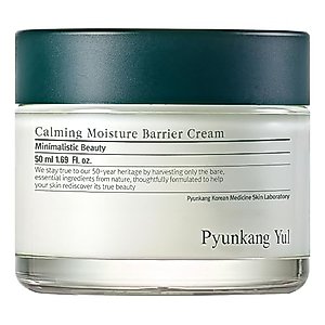 Pyunkang Yul [PKY] Calming Moisture Barrier Cream Instantly Soothes Sensitive Skin, Hyaluronic Acid & Ceramide for Hydration, Vegan, Korean Skincare (1.69 Fl. Oz, 50ml)