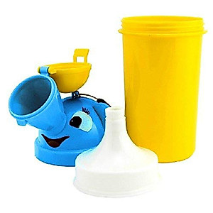 Portable Baby Child Potty Urinal Reusable Pee Training Cup Emergency Toilet for Camping Car Travel for Boys & Girls (Yellow)
