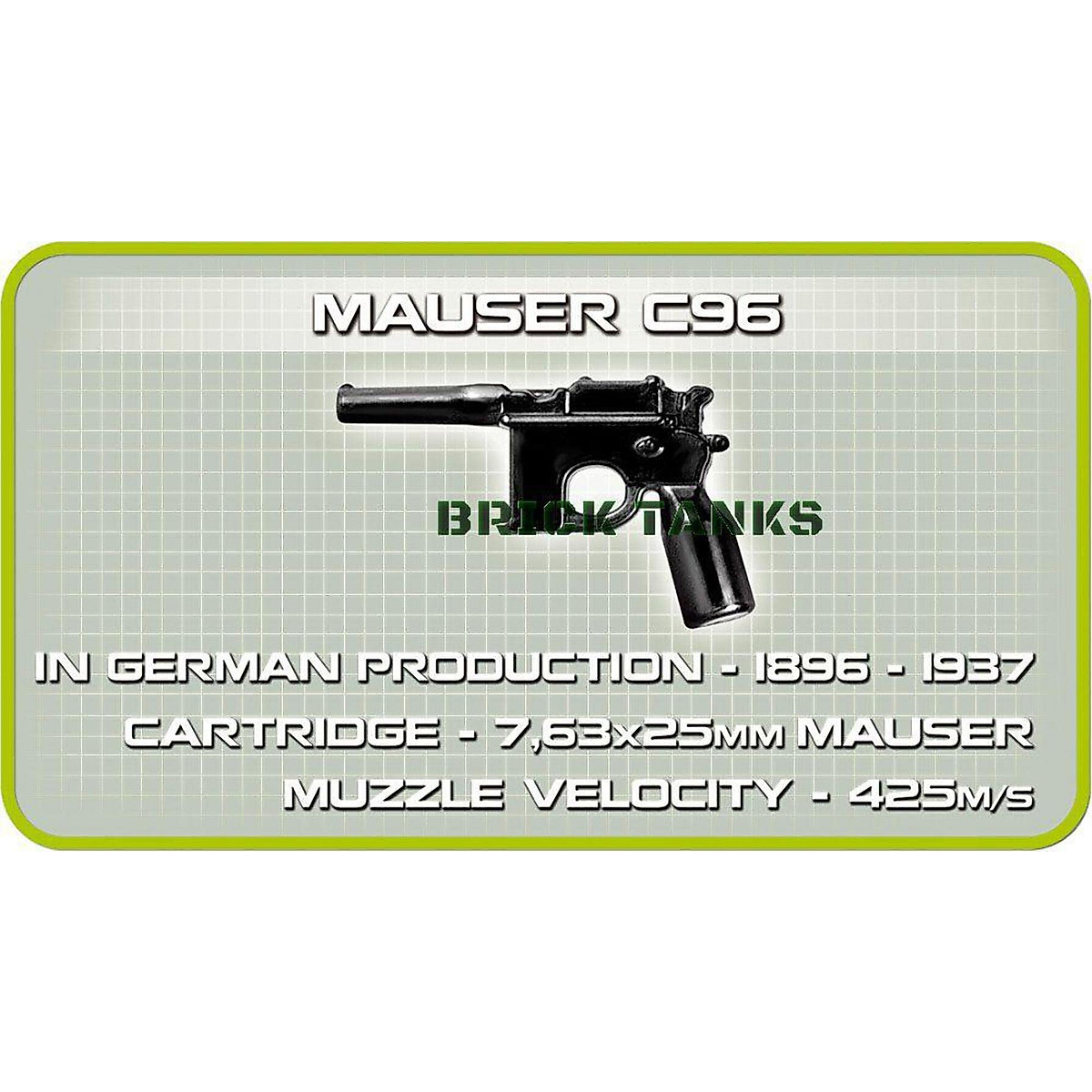 COBI Historical Collection Sturmgeschutz III Ausf. D, Multicolor