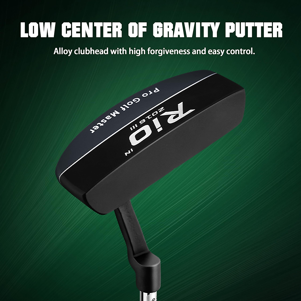 PGM Men's Complete Golf Club Set - #1 Driver - #7 Iron (28°) - Sand Wedge (52°) - Putter - Golf Stand Bag